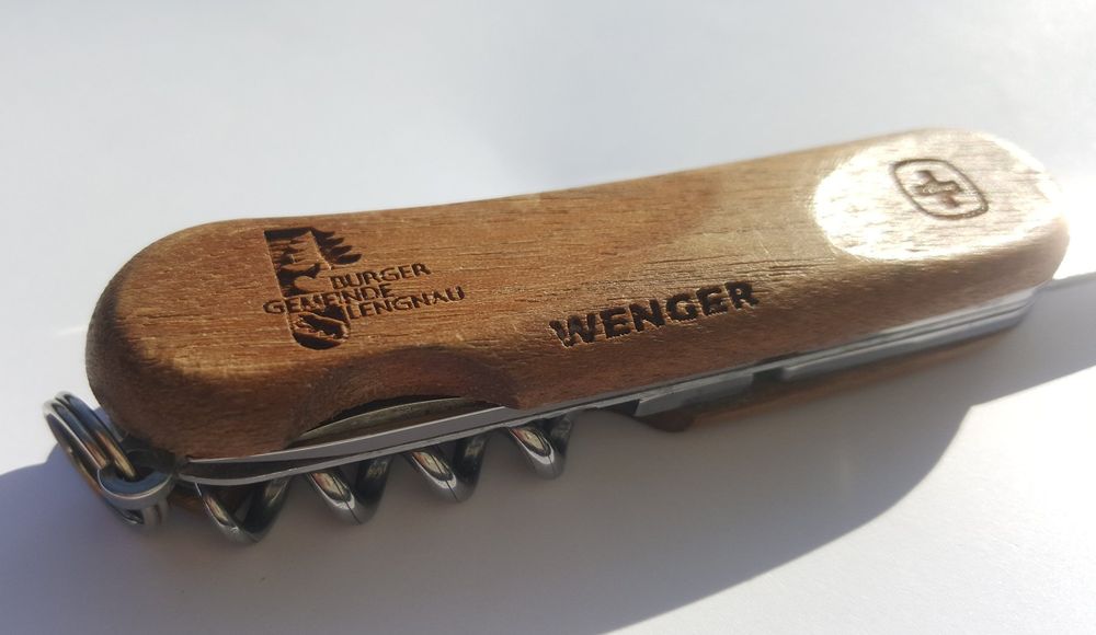 Wenger Evo Wood 10 mit Holzschalen, Burger Gemeinde Lengnau (Neu ...