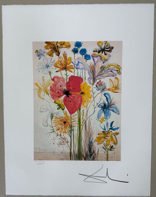 Salvador Dali: Fleurs d’ête CCXXXIX/MM (Neu (gemäss Beschreibung)) in Meilen für CHF 65 – mit ...