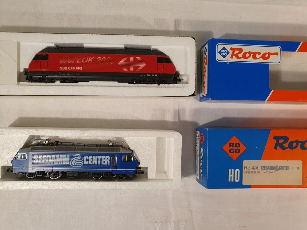 Set: Roco Loks H0 04178 C "Seedamm Center" & 43970 (Ref. 21) (Gebraucht ...