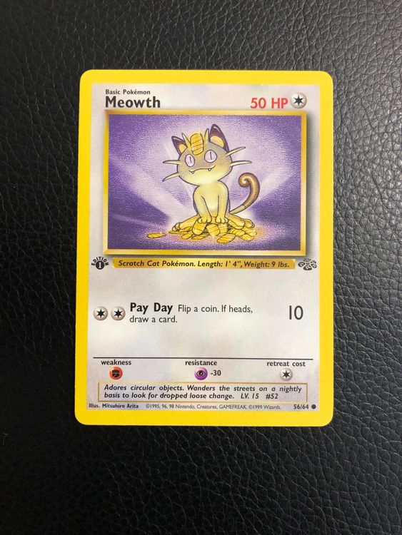 Jungle Meowth 56/64 1st edition Ab 1 (Gebraucht) in Paradiso für CHF 3 ...