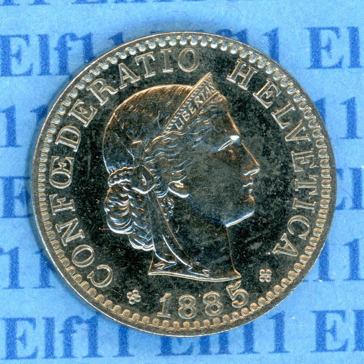 CHF___0.20 1885 stgl * nigelnagelneu! 20 Rappen | Kaufen auf Ricardo