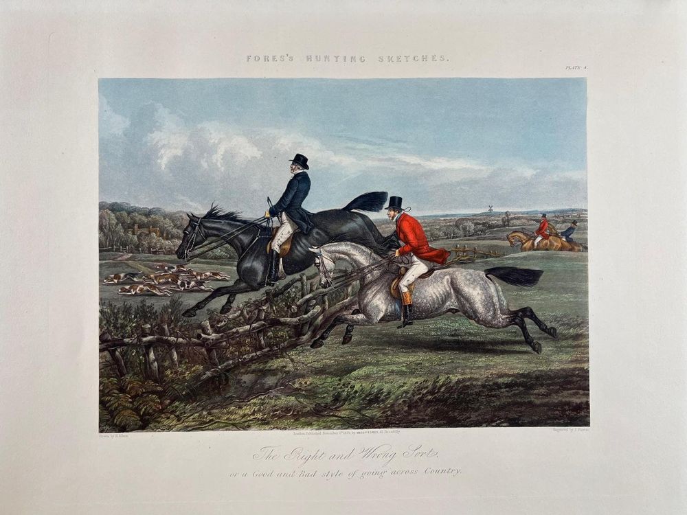 Altkolorierte Englische Lithografie | Kaufen auf Ricardo