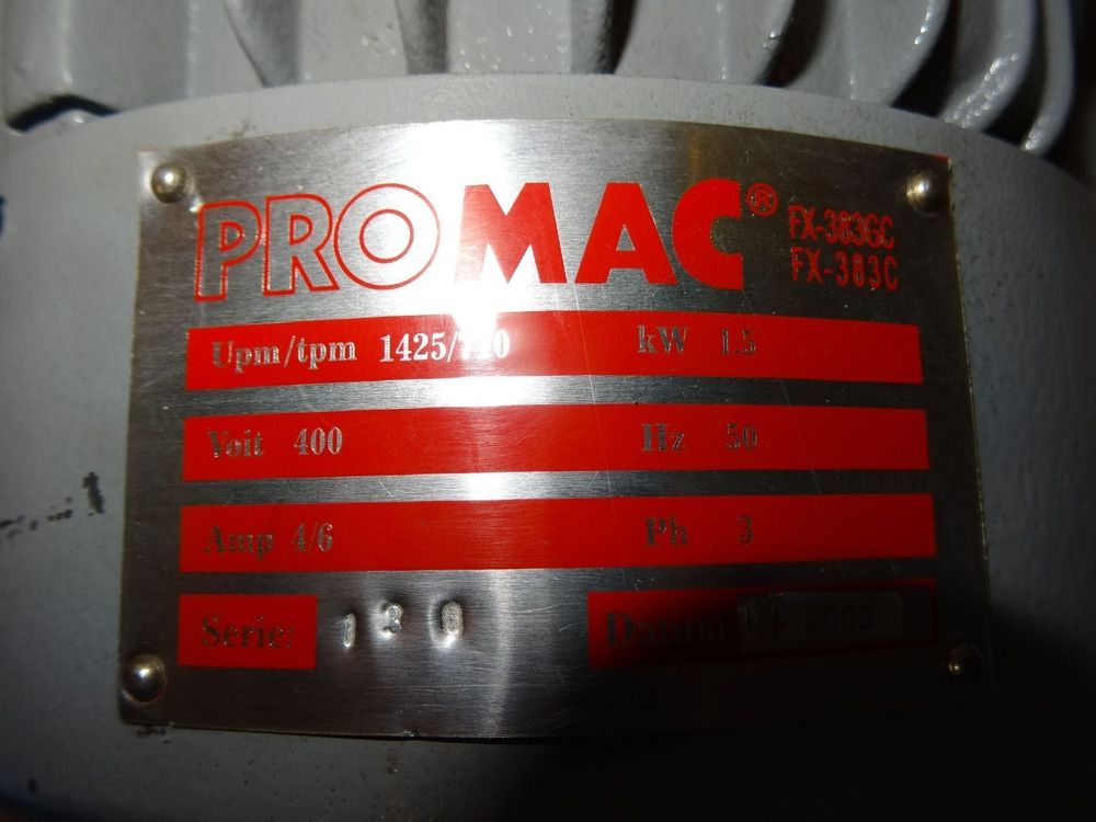 Motor zu Promac FX-383C (Gebraucht) in Lungern für CHF 150 – mit ...