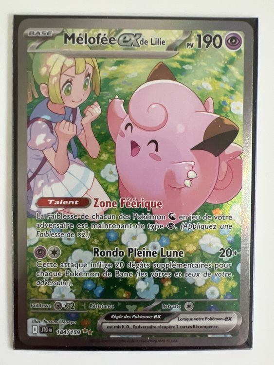 Pokemon Melofee ex de Lillie 184/159 - Top Zustand! Selten! (Neu ...