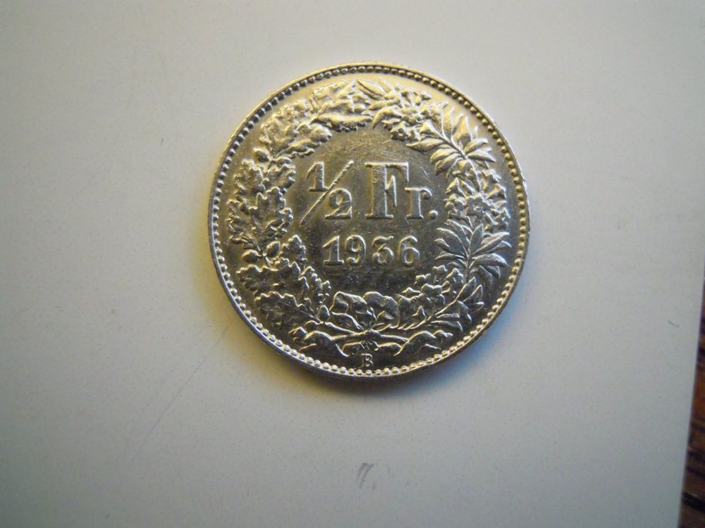 50 Rp. 1936 vorz (Gebraucht) in Kriegstetten für CHF 5.5 – mit Lieferung auf Ricardo kaufen