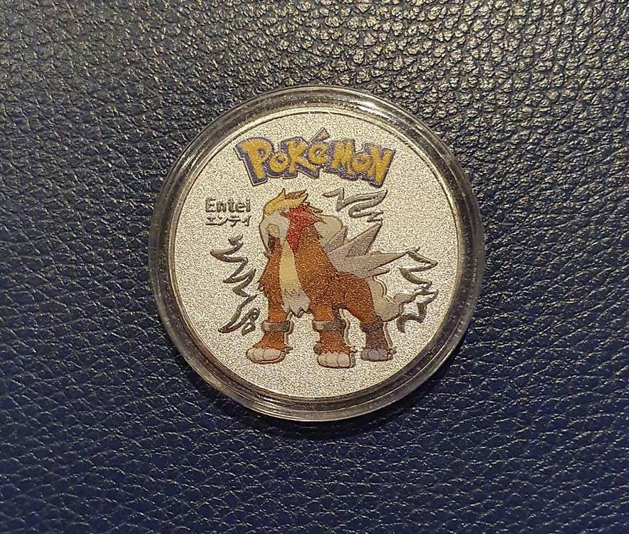 Pokemon Entei (Silbermünze) Sammelmünze (NEU/OVP) | Kaufen auf Ricardo