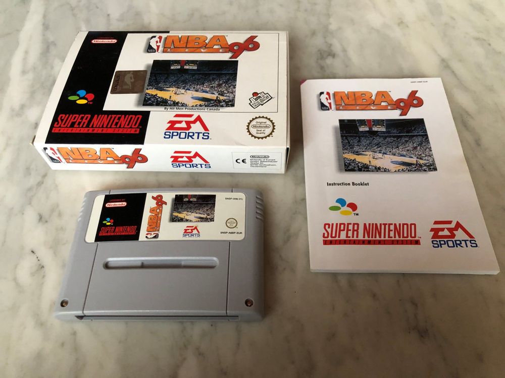 NBA LIVE 96 SPIEL FÜR SUPER NINTENDO IN ORIGINALSCHACHTEL | Kaufen auf Ricardo