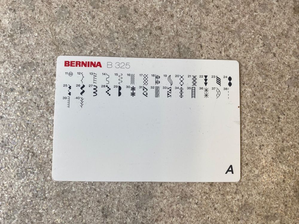 Nähmaschine Bernina B 325, mit diversen Stichen, ab Fr. 1.-- (Gebraucht ...