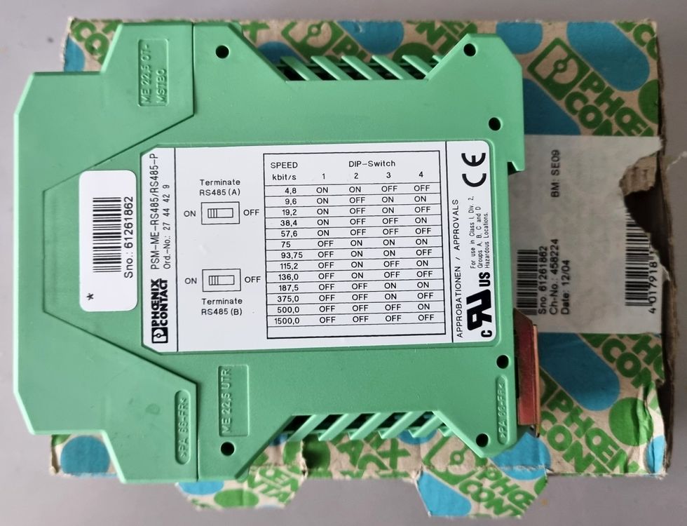 RS485 / Modbus Repeater Phoenix Contact PSM-ME-RS485 (Neu und ...