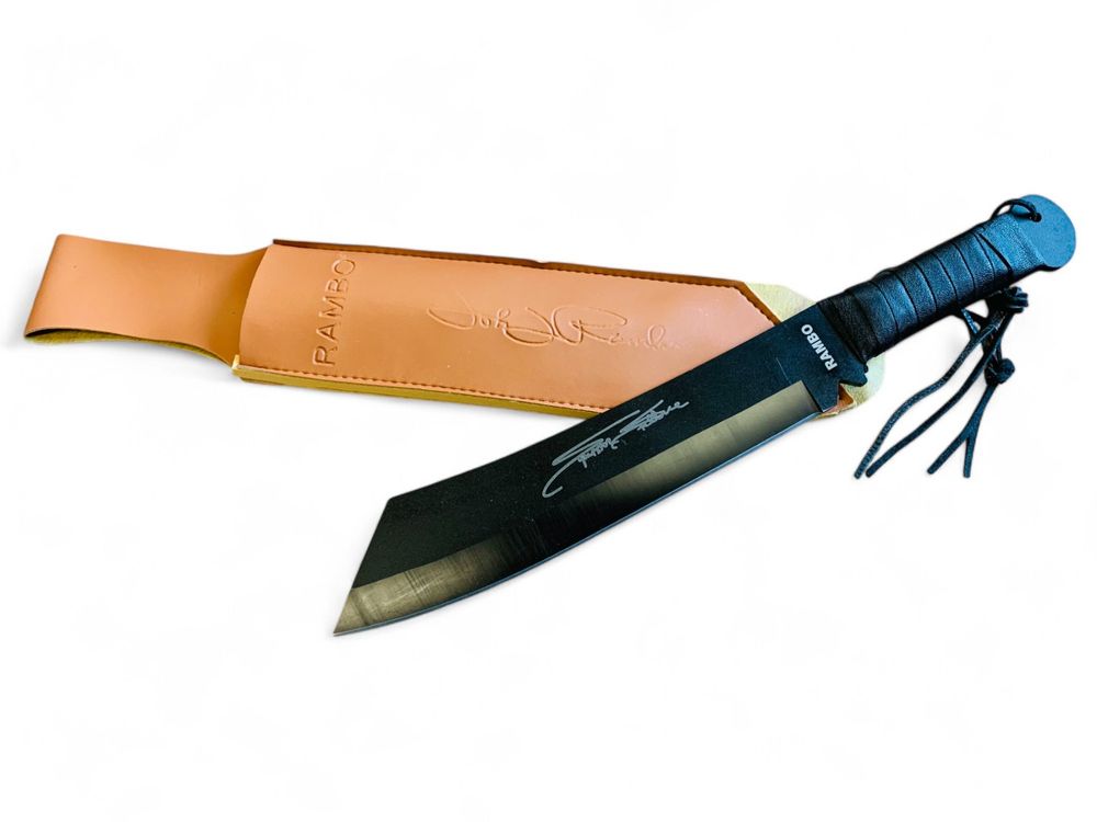 XXL RAMBO Machete BLACK Tactical Messer 43cm NEU (Neu und ...