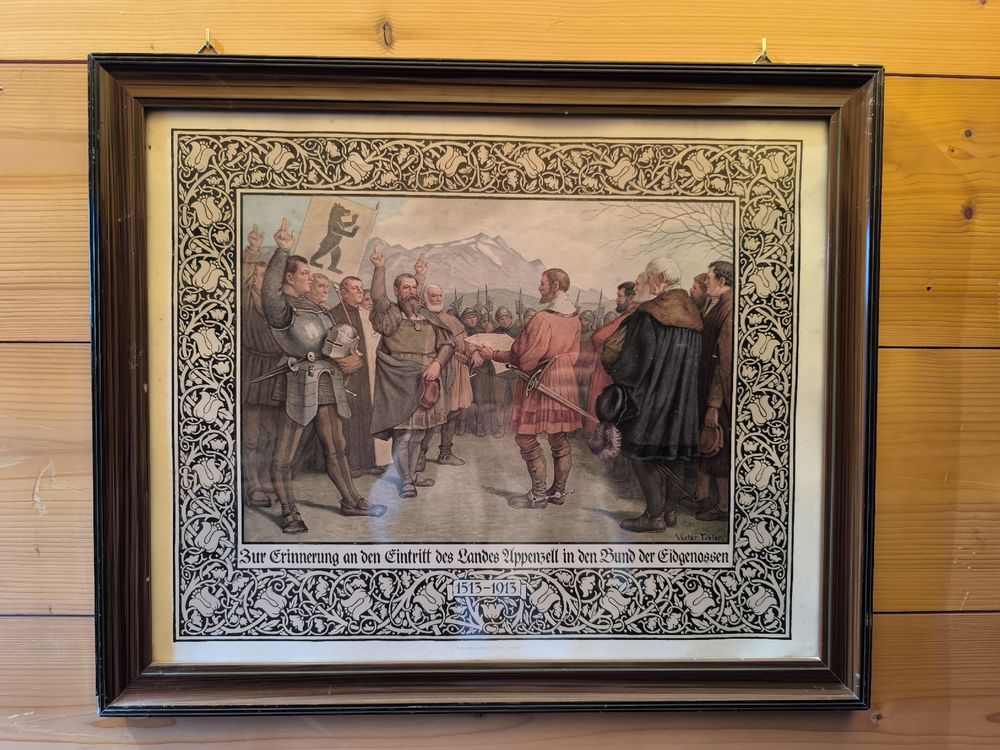 Bild Erinnerung an den Eintritt des Landes Appenzell (Gebraucht) in Rehetobel für CHF 300 – nur ...