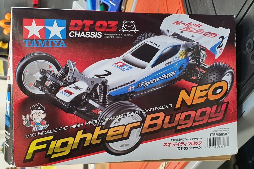 Tamiya NEO Fighter Buggy DT-03 (Rennstall - Kellerfund) (Gebraucht) in ...