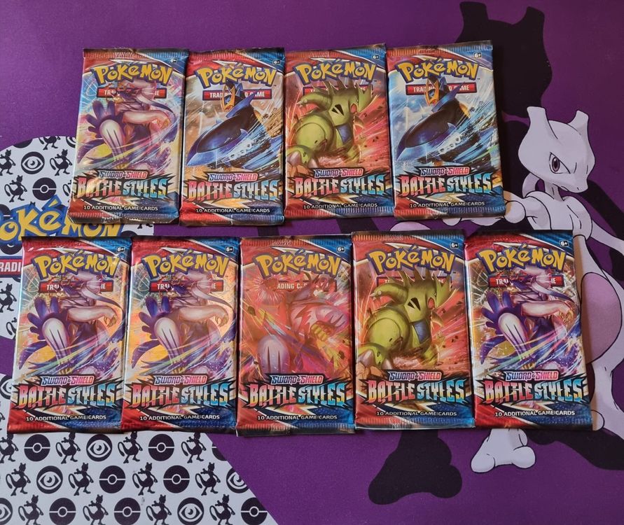 9× Pokémon Battle Styles Boosters En | Kaufen auf Ricardo