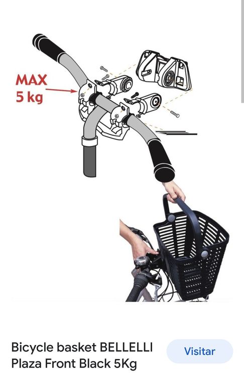 Basket avant por vélo. Bellelli (Gebraucht) in Broc für CHF 5 – mit Lieferung auf Ricardo kaufen