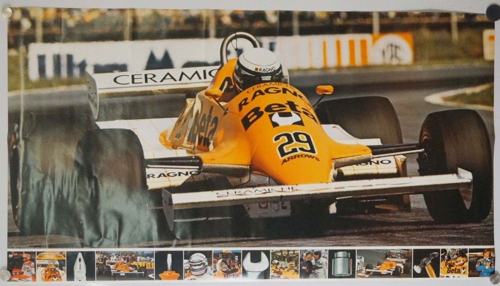 ⭐ Formel-1-Poster „Arrows Beta Ragno – Riccardo Patrese“ (Gebraucht) in ...