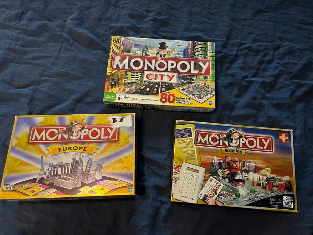 Monopoly - 3 jeux | Kaufen auf Ricardo