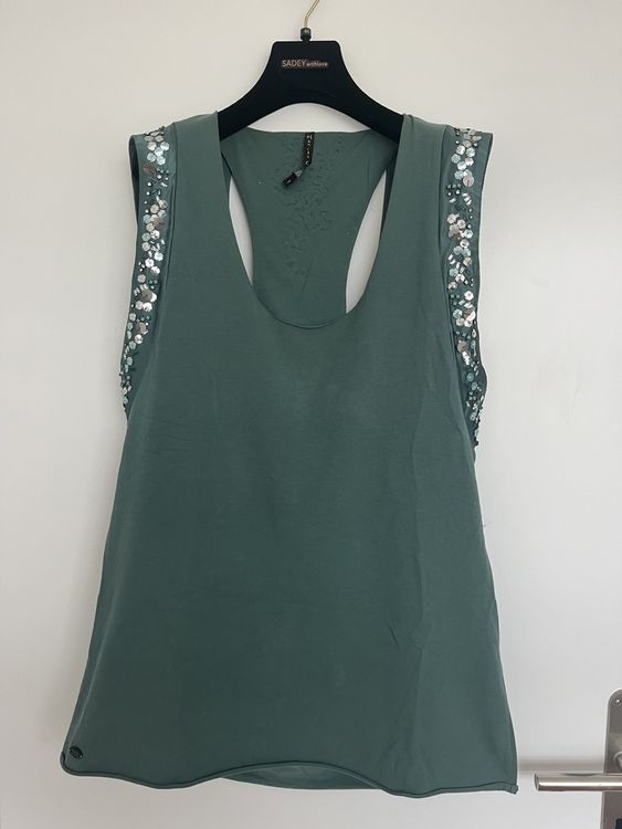 Top Manila Grace con paillettes, taglia S (Neu (gemäss Beschreibung ...