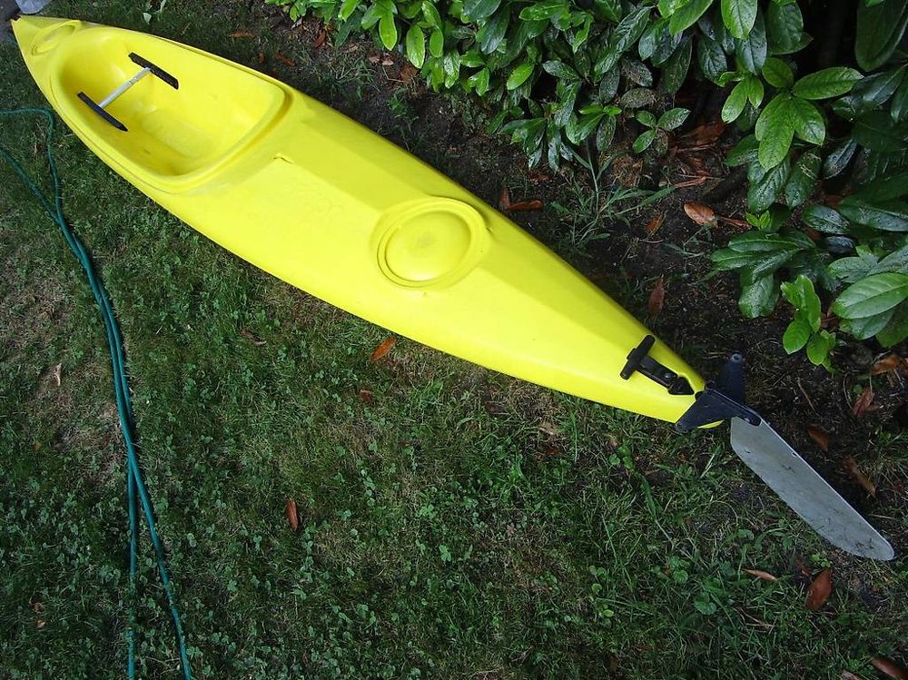 Kajak PRIJON Sit on top 430x62cm 20,5kg und Paddel (Gebraucht) in ...