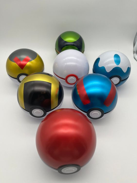 7x Pokeball Pokemon Nintendo Super Hyper Finster Premier (Gebraucht) in ...