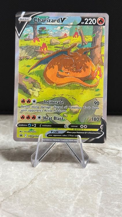 Pokemon Card Charizard V SWSH260 Charizard Ultra Premium Col (Neu ...