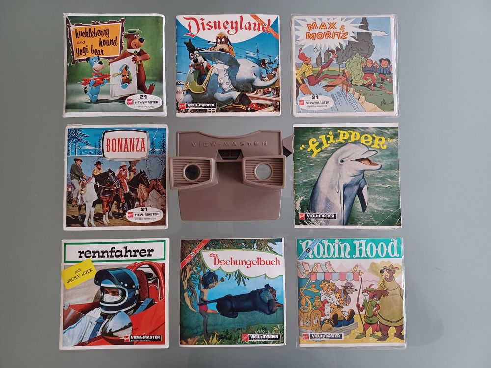 View-Master Stereoskop 60's Kult Flipper Bonanza u.v.a. (Gebraucht) in ...