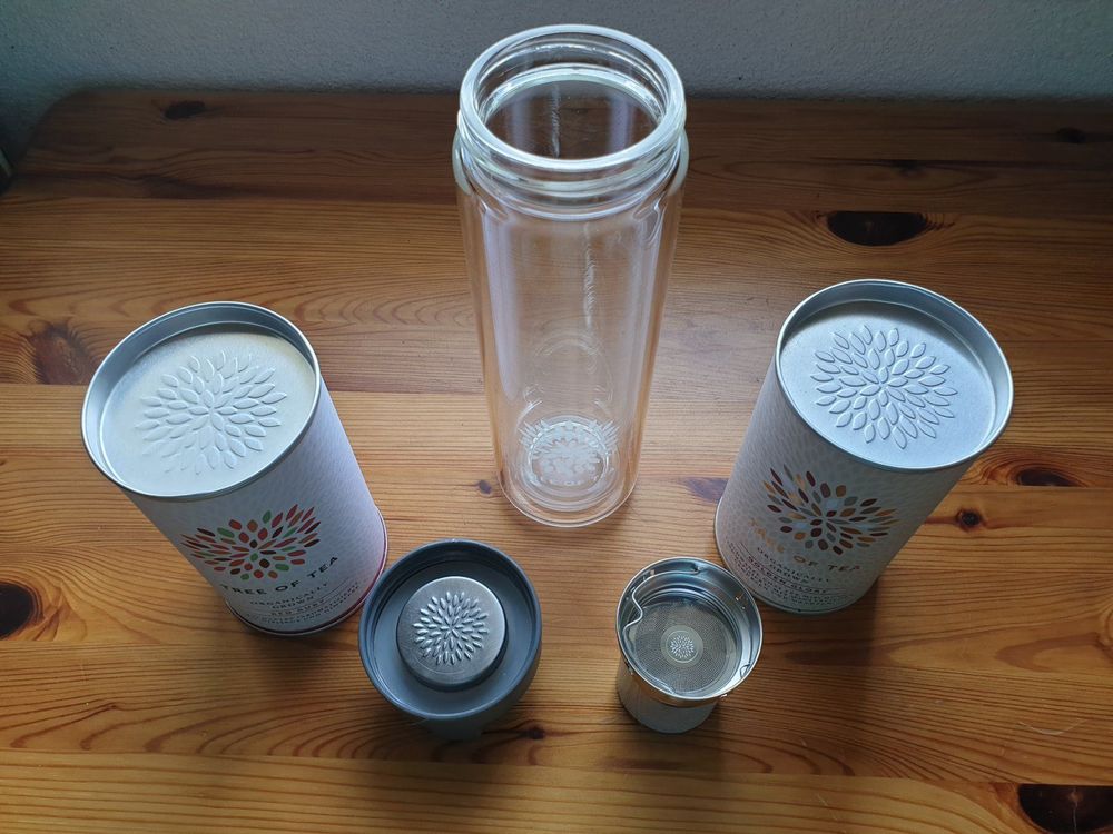 Tea 2 Go Glasflasche 450 ml Tree of Tea | Kaufen auf Ricardo
