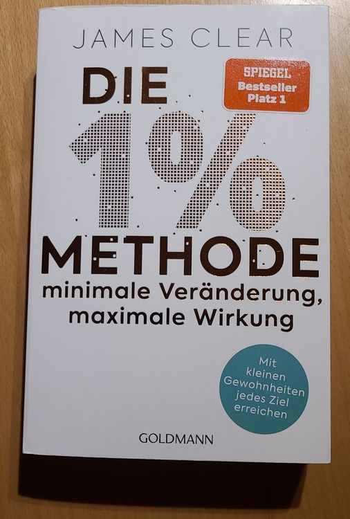 Buch von James Clear "Die 1%Methode" (Gebraucht) in Wiggen für CHF 1 ...