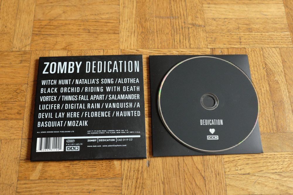 Zomby - Dedication | Kaufen auf Ricardo
