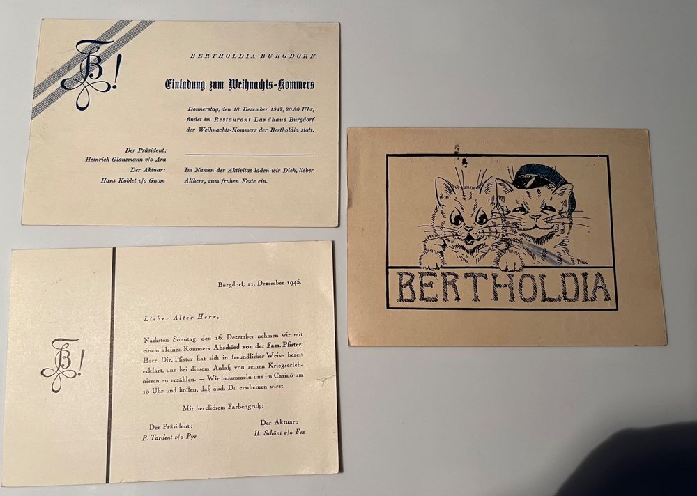 Alte Postkarten Konvolut Bertholdia Burgdorf 1940er Jahre (Gebraucht ...