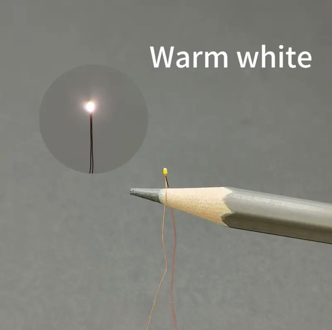5 Stk. Mikro LED‘s 3V warm-weiss 1x0,5x0,4mm neu (Neu (gemäss ...