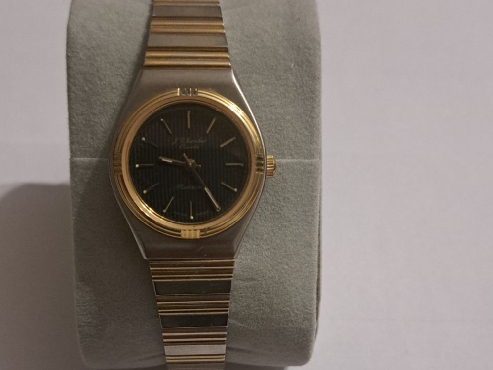 J. Chevalier Geneve Montre Femme Quartz, Dorée et Argent ⌚ (Neuf (Voir ...