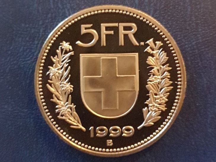 5 Franken 1999 Top stgl!!! Cu/Ni (Neu (gemäss Beschreibung)) in Biel/Bienne für CHF 21 – mit ...