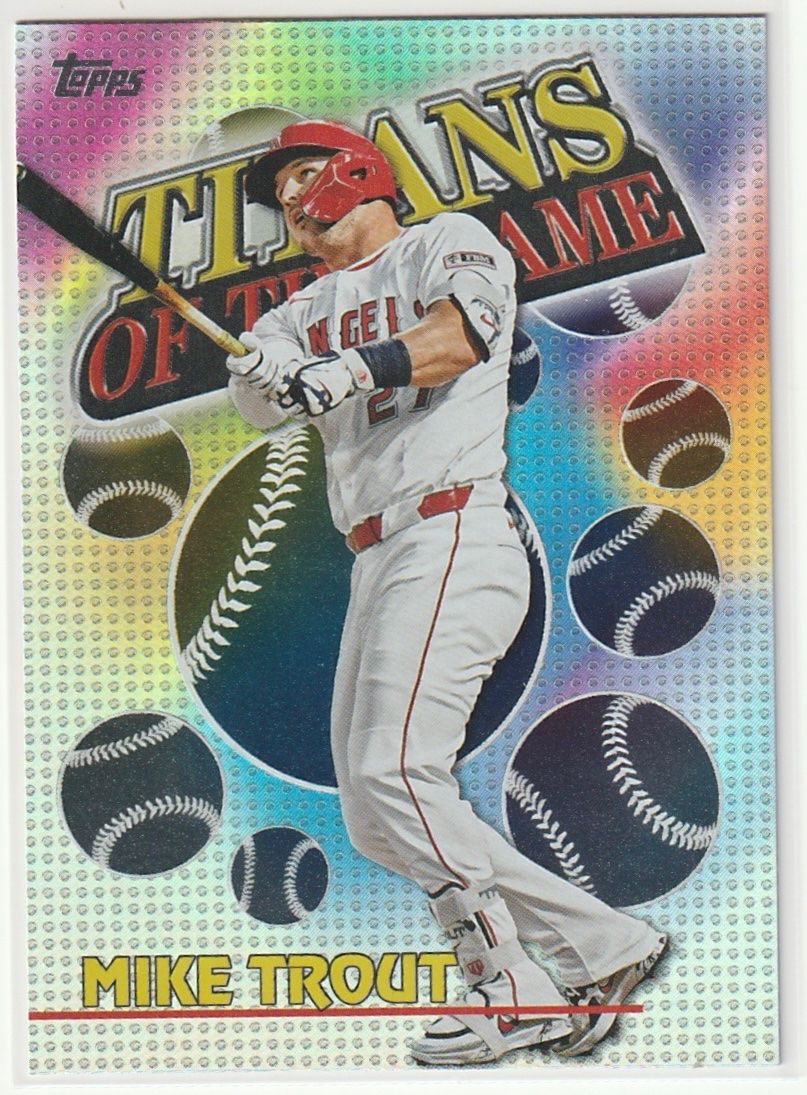 2026 Topps Series 1 Baseball Hobby Mike Trout Titans Angels (Neu ...