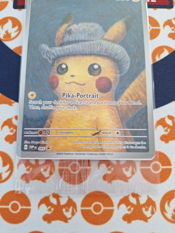 Pikachu with Grey Felt Hat (SVP 085)Van Gogh Promo Englisch (Gebraucht ...