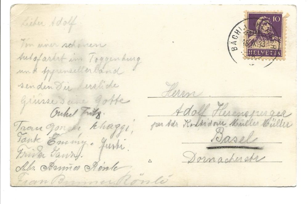 Bächle Hemberg Sg Toggenburg Rest Rössli 1933 Kaufen Auf Ricardo