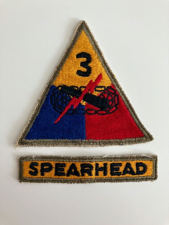 3rd Armored Division patch, Spearhead, WW2 | Kaufen auf Ricardo
