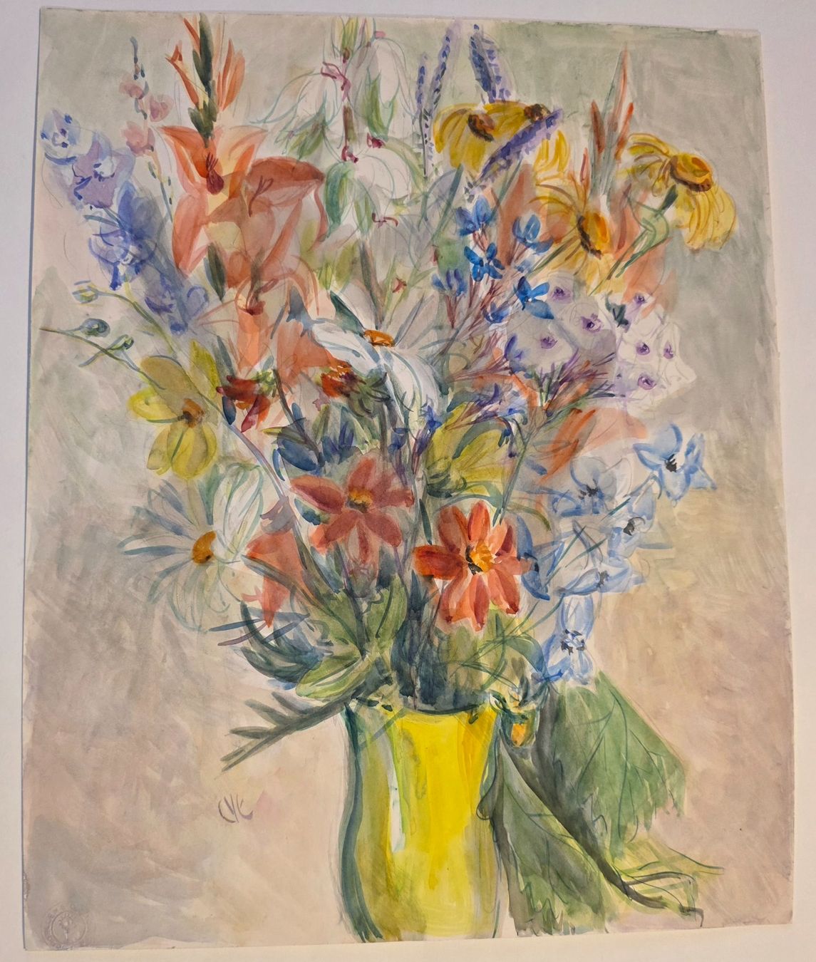 Aquarell Clara Vogelsang Eymann (49x40) 40 % seines Wertes (Gebraucht ...