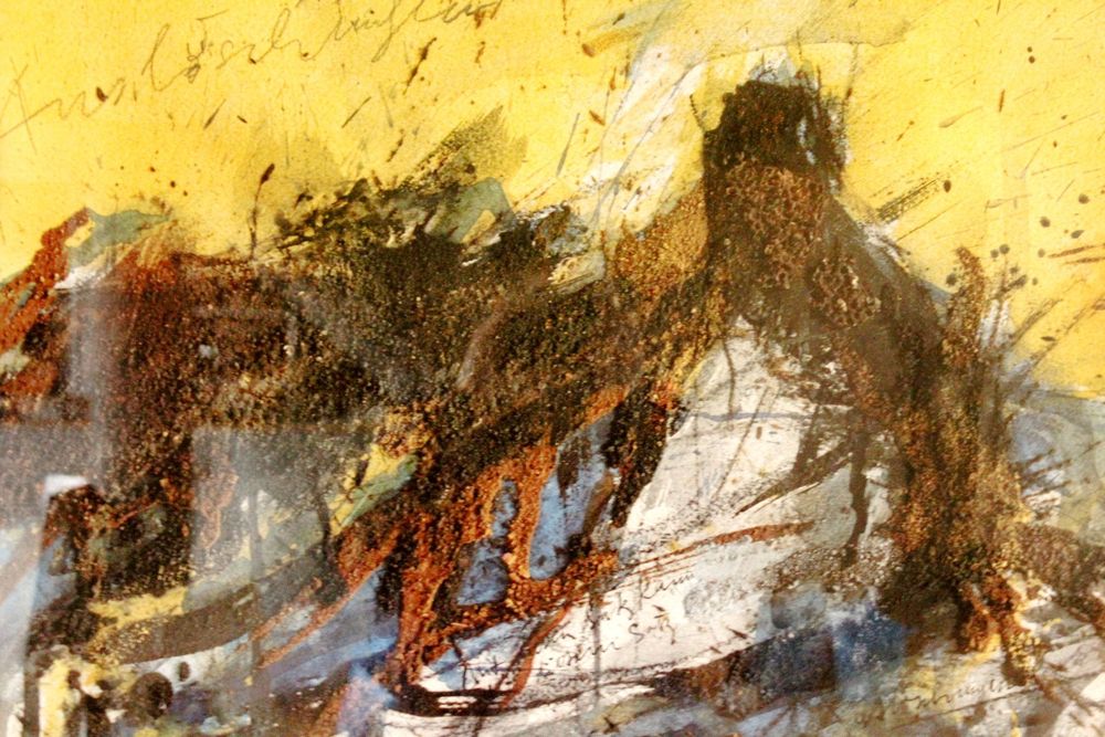 ROLF ISELI (Schweiz, *1934) Auslöschung, Offsetdruck, 1974 (Gebraucht) in Bern für CHF 265 – mit ...