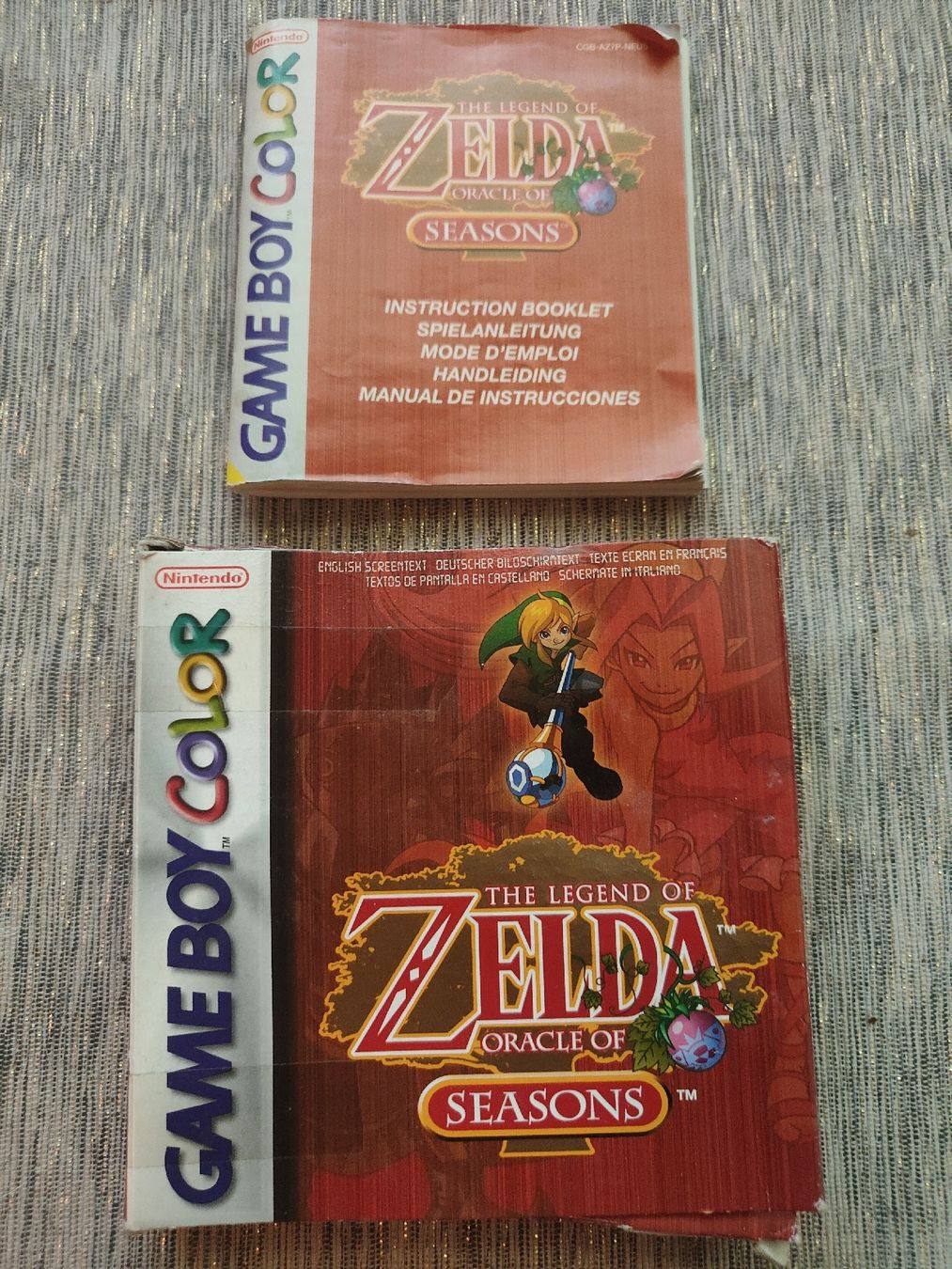 Legend of Zelda Oracle of Seasons (FRA) - Game Boy Color 🔥 (Gebraucht ...