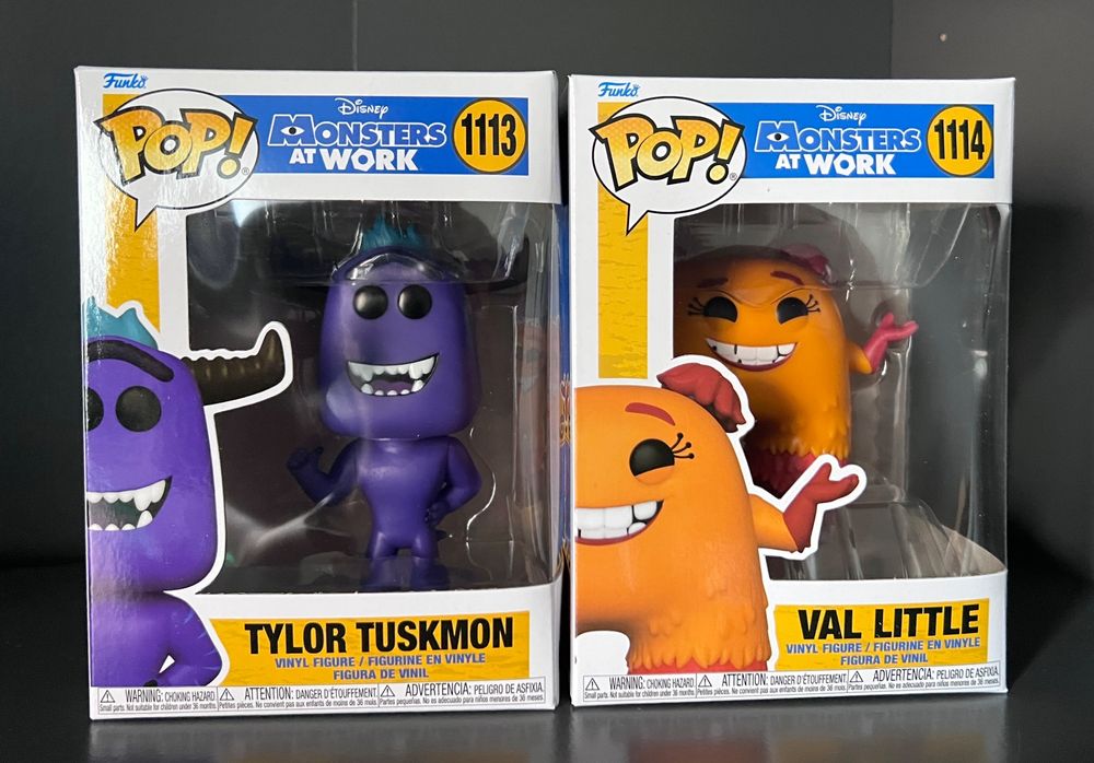 Monsters at Work Funko POP! Disney Tylor Tuskmon/Val Little (Neu und ...
