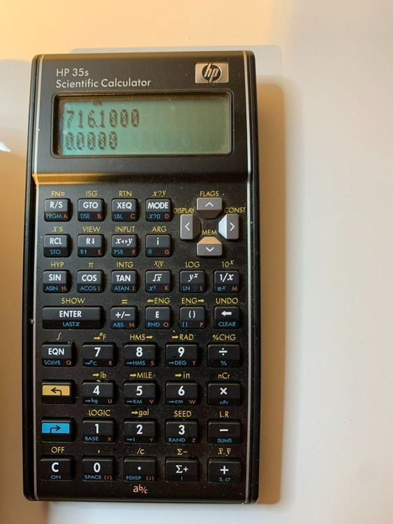 Calculatrice Hewlett-Packard HP35S Scientific Calculateur | Kaufen auf ...