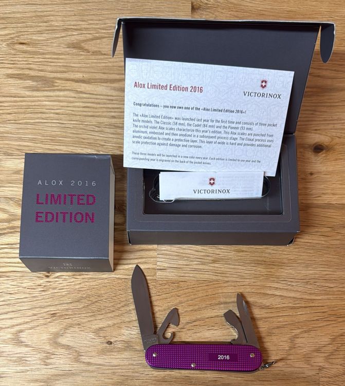 Victorinox Cadet Alox Limited Edition 2016 (Neu und originalverpackt ...