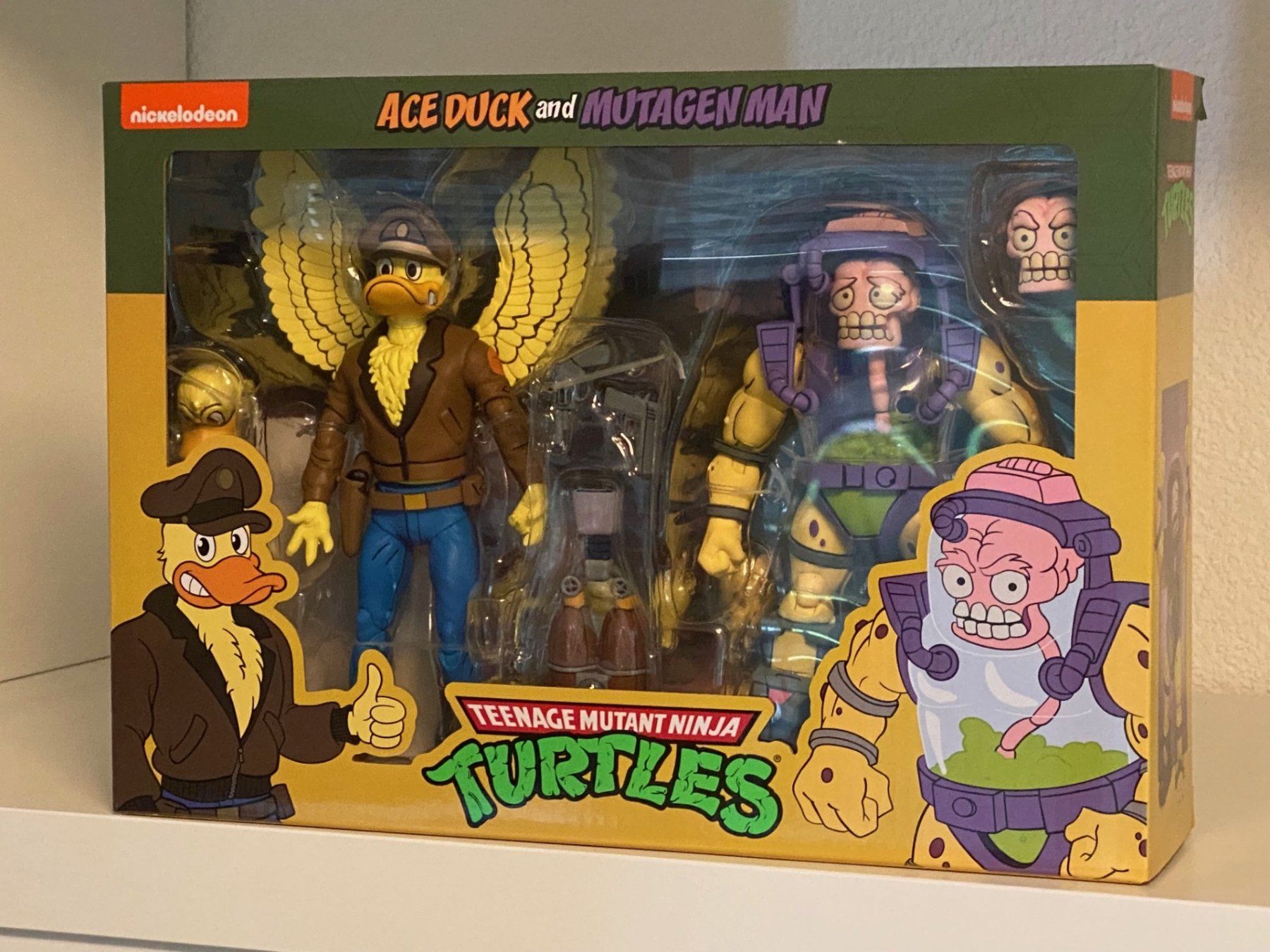 NECA Teenage Mutant Ninja Turtles Ace Duck and Mutagen Man (Neu und ...