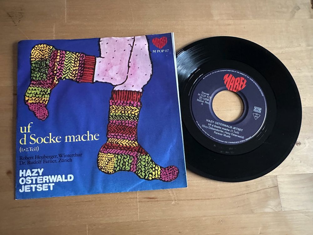 HAZY OSTERWALD JETSET Uf d Socke mache tolle Single SWISS (Gebraucht ...