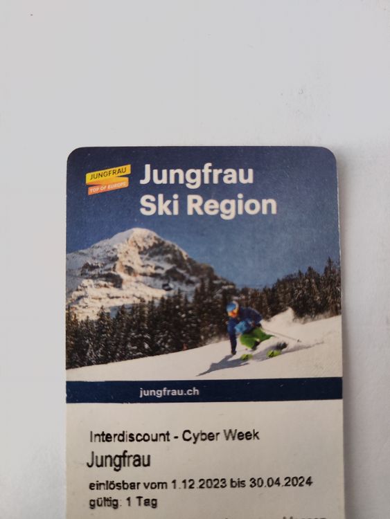 Tagesskipass Jungfrau Ski Region | Kaufen auf Ricardo