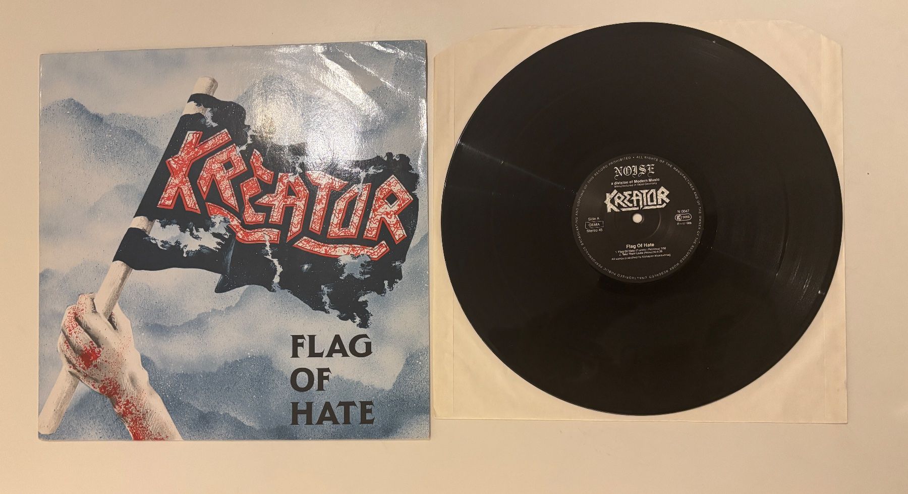 KREATOR – Flag of Hate - ORIGINAL EU PRESSUNG THRASH Metal (Gebraucht ...