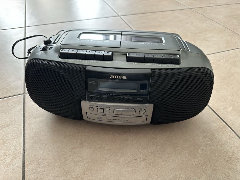 radio-cd-aiwa-csd-sr625-radio-cd-double-cassette-vintage-gebraucht