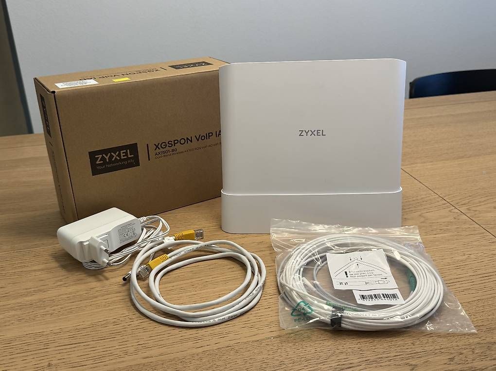 Zyxel AX7501-B0 XGSPON VoIP Router - Wi-Fi 6, 10GbE (Gebraucht) in ...