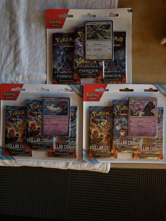 Pokémon 12 Mal 3 Booster bundle Trading Card Game (Neu (gemäss ...