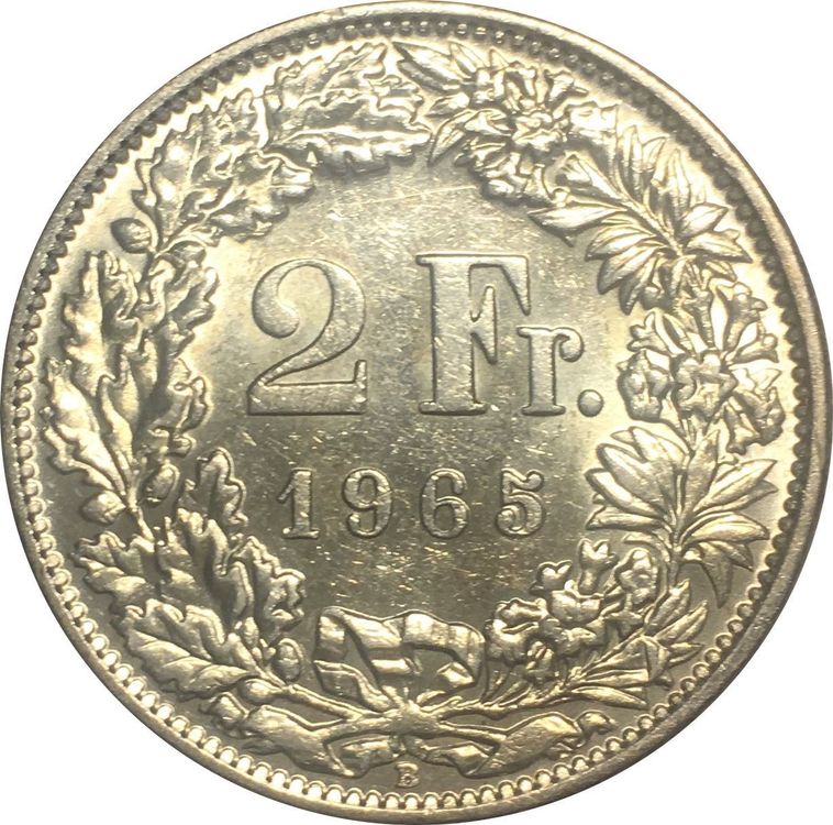 2 Fr. 1965 (Gebraucht) in Martigny für CHF 4 – mit Lieferung auf Ricardo kaufen